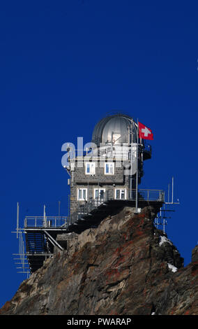 Tourist attraction: The Jungfraujoch science and weather station with a ...
