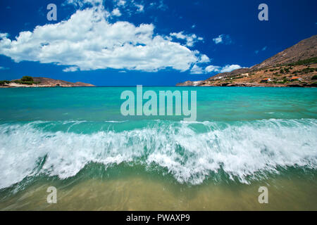 Tholos beach, close to Kavousi village, Ierapetra municipality, Crete ...