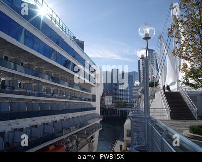 Ruby Princess, Princess Cruises, Canada Place, Vancouver, BC, Canada ...