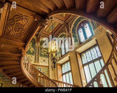 Savoia Castle - Gressoney-Saint-Jean, Valle d'Aosta region, Italy Stock ...