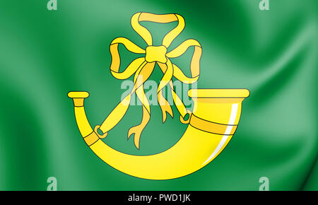 Huntingdonshire County flag, UK Stock Photo - Alamy