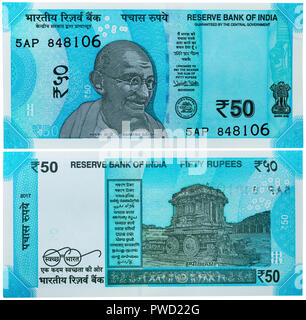 India 50 Fifty Rupee Bank Note Stock Photo: 35820783 - Alamy