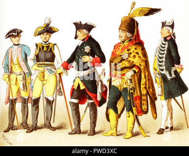 The Figures represented here are all Germans and are, from left to ...