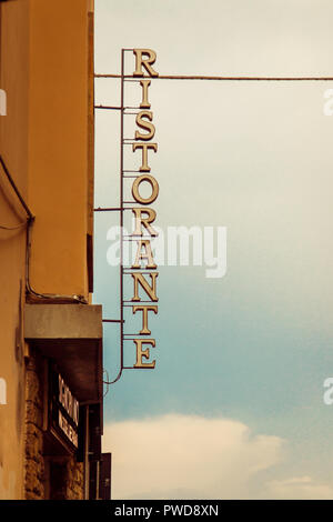 Vintage building signs and advertisements Stock Photo - Alamy