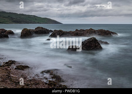 Cushendun Caves, one of the famous attraction in Northern Ireland and ...