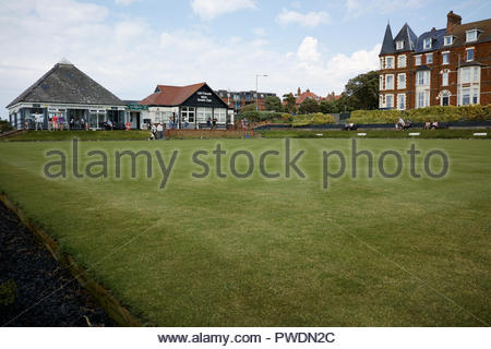 Hunstanton Cliff Parade Bowls Club, Norfolk, UK Stock Photo: 50206648 ...