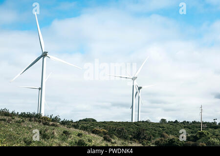 Wind farms or windmills for the extraction of wind power in Portugal ...
