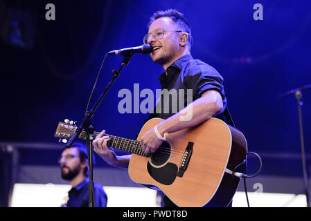BARCELONA - JUL 1: Mishima (band) perform in concert at Vida Festival ...