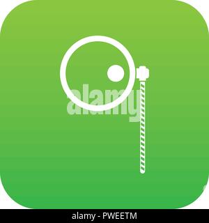 Monocle icon digital green Stock Vector Image & Art - Alamy
