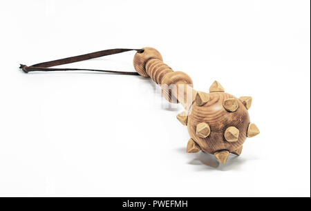 Wooden mace weapon isolated Stock Photo - Alamy