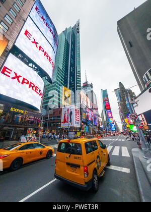 Time Square day time cityscape Stock Photo - Alamy