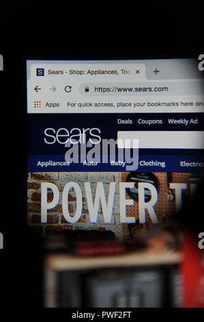 Sears department store website Stock Photo - Alamy