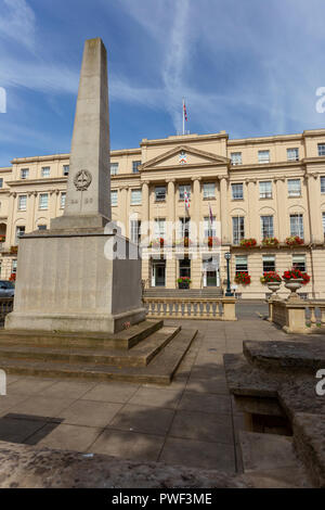 World War I War Memorial outside the municipal offices in Cheltenham ...