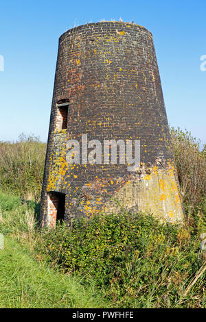 A view of the Old Hall Drainage Mill by the River Bure at Stokesby ...
