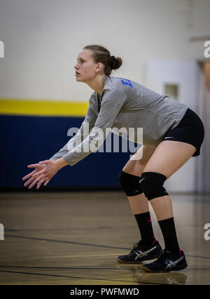 Volleyball action with American Christian Academy vs Butte Valley in ...