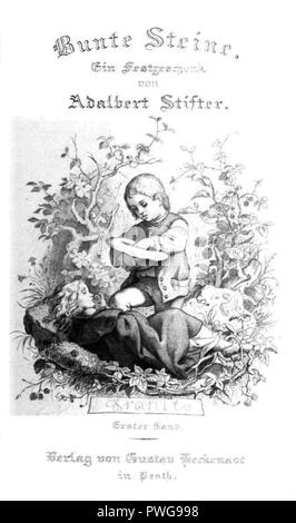 Bunte Steine (Frontispiz, Band 2 Stock Photo - Alamy