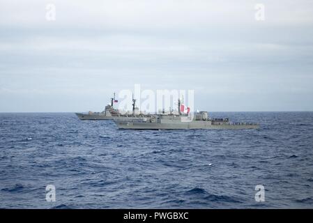 BRP Bonifacio and BAP Ferre at RIMPAC 2018 002 Stock Photo - Alamy