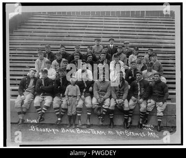 Brooklyn baseball team at Hot Springs, Ark., March, 1912, 1912 March ...