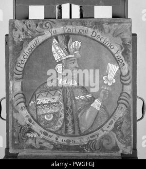 Pachacuti, Tenth Inca, 1 of 14 Portraits of Inca Kings, Peruvian, Oil ...