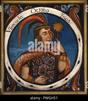 Viracocha, Eighth Inca, 1 of 14 Portraits of Inca Kings Unknown ...