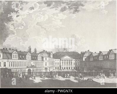 BS Schloss um 1825 Litho Stock Photo - Alamy