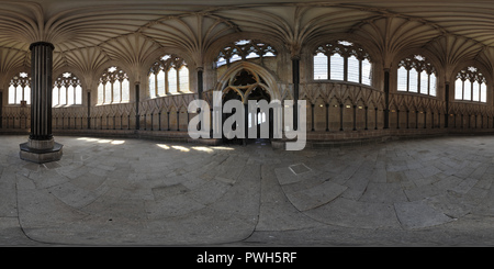 360° view of Wells, Cathedral, Chapter House - Alamy
