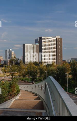 Tower blocks on the Carpenters Estate , a council housing estate in ...