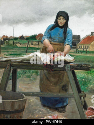 Ancher Michael Peter - Fisken Renses - Danish School - 19th and Early ...