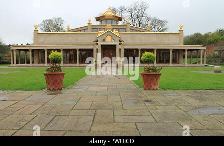 Manjushri Kadampa Meditation Centre, Buddhist temple, Conishead, near ...