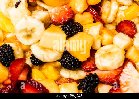 Sober and nutritious fruit salad Stock Photo - Alamy