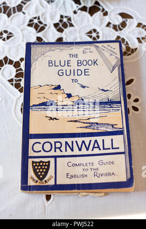 The Blue Book Guide to Cornwall book Stock Photo - Alamy