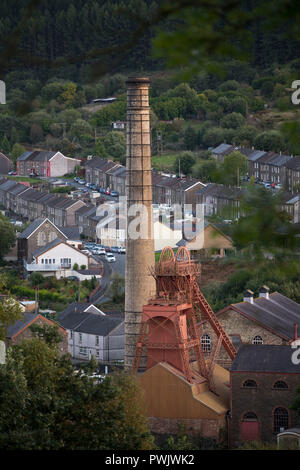 A general view of the Rhondda Heritage park in the former mining ...