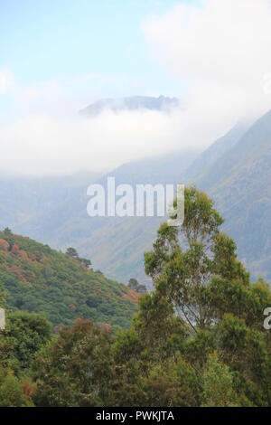 Snowdon, Llanberis Lakes & Castle Stock Photo - Alamy