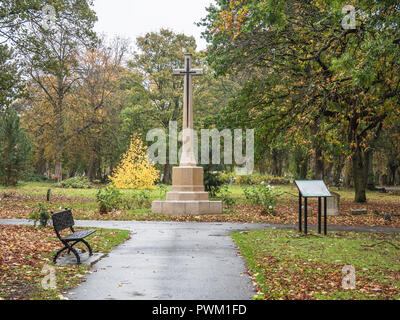 Linthorpe Communal Cemetery in Autumn, Middlesbrough Stock Photo - Alamy