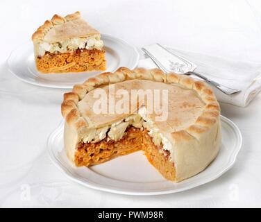 Pasticcio di Natale (a traditional baked pasta dish from Sicily, Italy ...