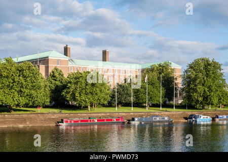 County Hall, headquarters of Nottinghamshire County Council, West ...