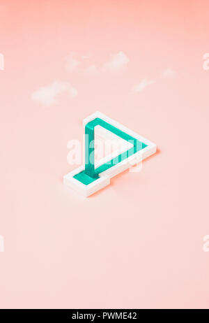 Optical illusion. Penrose impossible triangle. This illusion uses ...