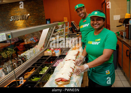 §Subway Sandwich Artists Justin Pringle and Yasoda Jayaweera deliver a ...