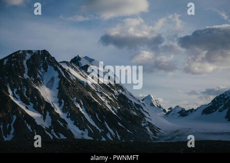Beautiful Mongolian mountain landscape Bayan Olgi, Mongolia Stock Photo ...