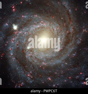 This image from the NASA/ESA Hubble Space Telescope shows the galaxy ...