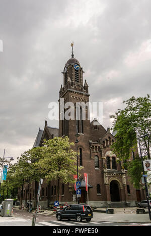 The Arminius or Remonstrant church in Rotterdam. Built between 1895 and ...