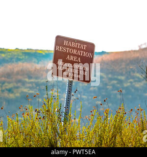 Restoration Area sign Stock Photo: 38755444 - Alamy
