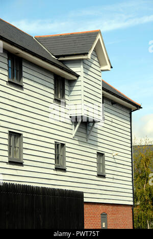 Old building with wooden cladding, Faversham, Kent, England Stock Photo ...