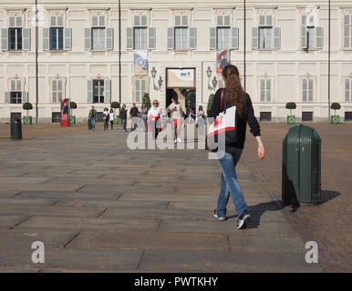 TURIN, ITALY - CIRCA OCTOBER 2018: Museo Egizio (meaning Egyptian ...