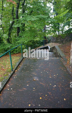 beautiful alpine mountain austria linz Stock Photo - Alamy
