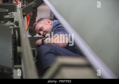 James Goodwin, instructor for the MK-154 Launcher Mine Clearance kit ...
