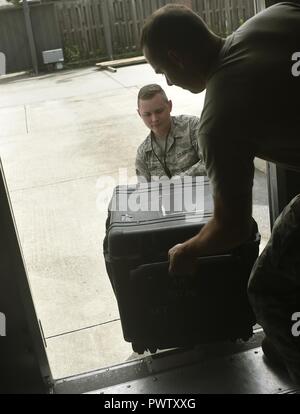 New joint service aircrew masks (JSAM) are displayed on Eielson Air ...