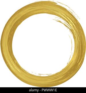 Golden Brush stroke. Vector golden splash Stock Vector Image & Art - Alamy