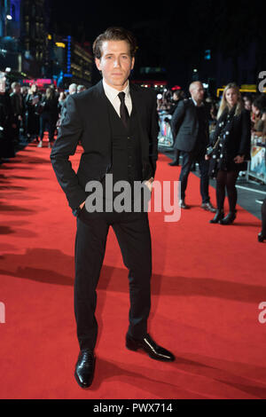 Chris Fulton arrives at the European premiere of Outlaw King at ...