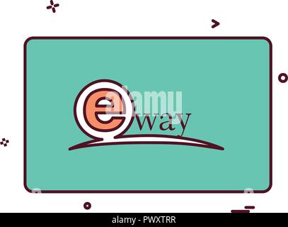 Eway design card vector Stock Vector Image & Art - Alamy